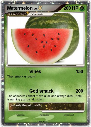 Pokémon Watermelon 102 102 - Vines - My Pokemon Card