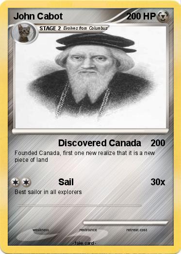 Pokémon John Cabot 25 25 - Discovered Canada - My Pokemon Card