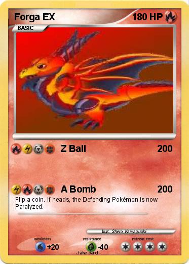 Pokémon Forga EX - Z Ball - My Pokemon Card