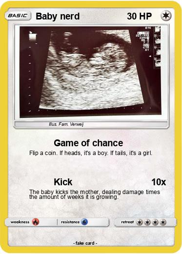Pokémon Baby nerd 2 2 - Game of chance - My Pokemon Card