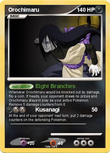 Pokémon Orochimaru 106 106 - Eight Branches - My Pokemon Card