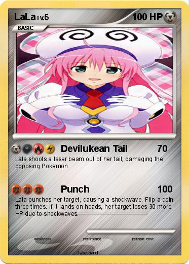 Pokémon LaLa 70 70 - Devilukean Tail - My Pokemon Card