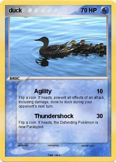 Pokémon duck 290 290 - Agility - My Pokemon Card