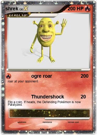 Pokémon shrek 2012 2012 - ogre roar - My Pokemon Card