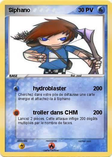 Pokémon Siphano 57 57 - hydroblaster - Ma carte Pokémon