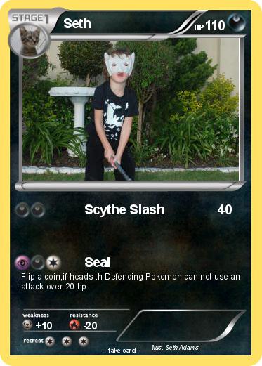 Pokémon Seth 229 229 - Scythe Slash - My Pokemon Card