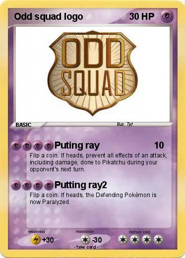 Pokémon Odd squad logo - Puting ray - My Pokemon Card