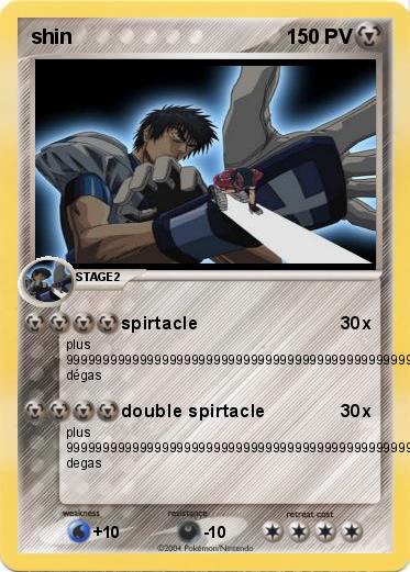 Pokémon shin 22 22 - spirtacle - Ma carte Pokémon