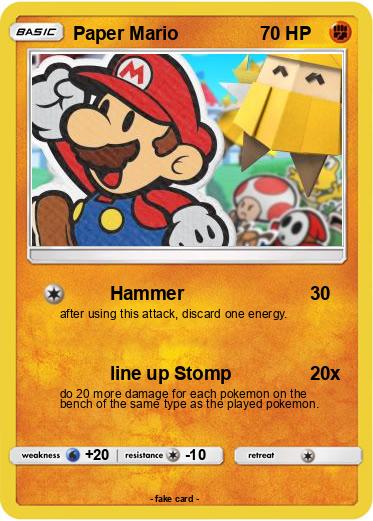 Pokémon Paper Mario 367 367 - Hammer - My Pokemon Card