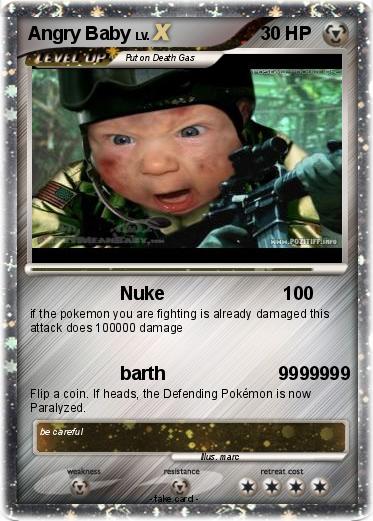 Pokémon Angry Baby 19 19 - Nuke 100 - My Pokemon Card