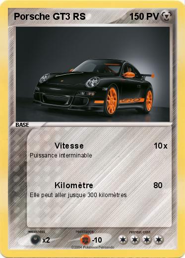 Pokémon Porsche GT3 RS 1 1 - Vitesse - Ma carte Pokémon