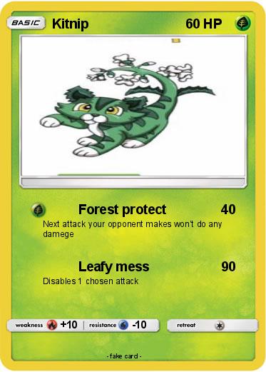 Pokémon Kitnip 3 3 - Forest protect - My Pokemon Card