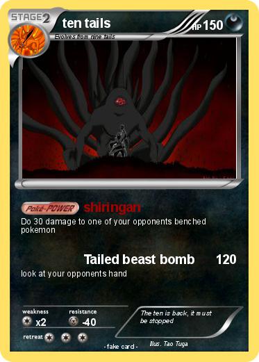 Pokémon ten tails 14 14 - shiringan - My Pokemon Card