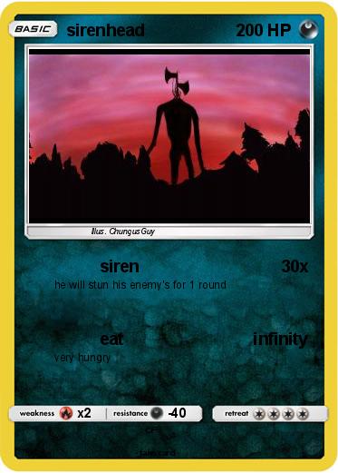 Pokémon sirenhead 2 2 - siren - My Pokemon Card