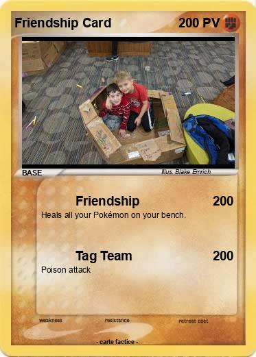 Pokémon Friendship Card - Friendship - Ma carte Pokémon