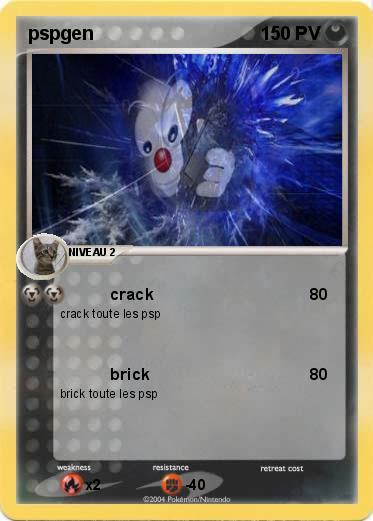 Pokémon pspgen - crack - Ma carte Pokémon