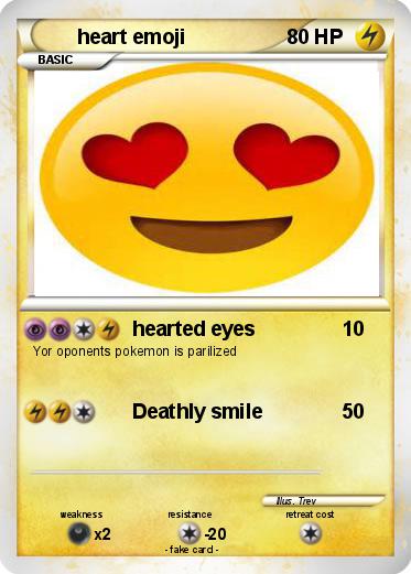 Pokémon heart emoji - hearted eyes - My Pokemon Card
