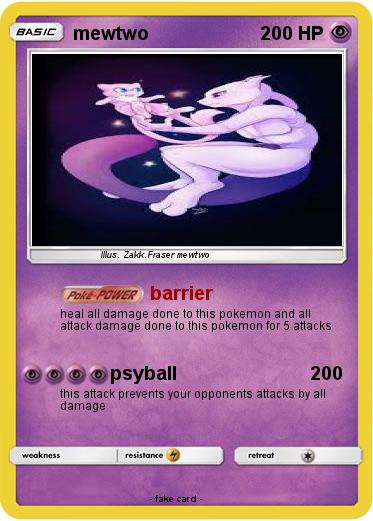 Pokémon mewtwo 8663 8663 - barrier - My Pokemon Card