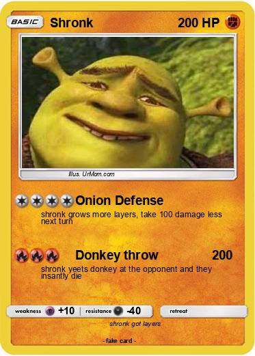 Pokémon Shronk 25 25 - Onion Defense - My Pokemon Card