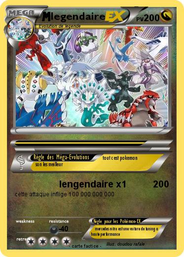 Pokémon legendaire 78 78 - lengendaire x1 - Ma carte Pokémon
