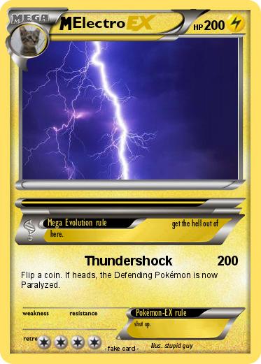 Pokémon Electro 793 793 - Thundershock - My Pokemon Card