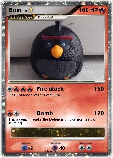Pokémon Bom 57 57 - Fire atack - My Pokemon Card