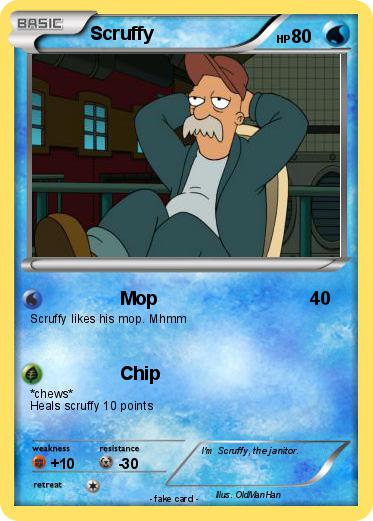 Pokémon Scruffy 26 26 - Mop - My Pokemon Card