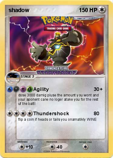Pokémon shadow 291 291 - Agility - My Pokemon Card