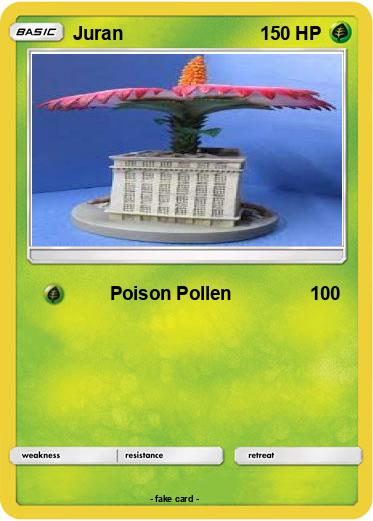 Pokémon Juran 1 1 - Poison Pollen - My Pokemon Card