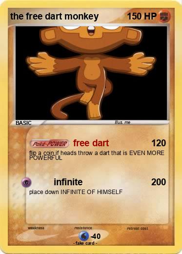 Pokémon the free dart monkey - free dart - My Pokemon Card