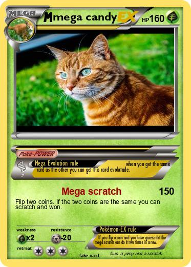 Pokémon mega candy 1 1 - Mega scratch - My Pokemon Card
