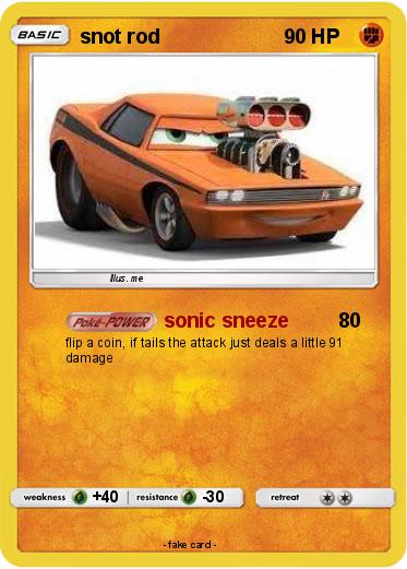 Pokémon snot rod 4 4 - sonic sneeze - My Pokemon Card