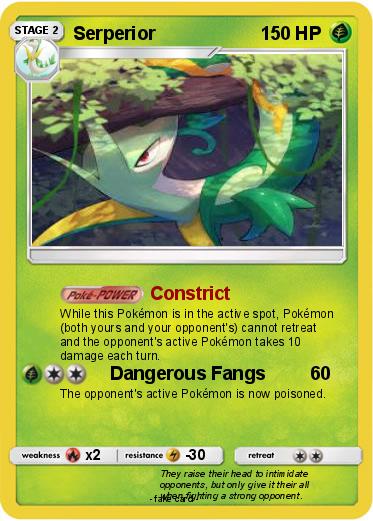 Pokémon Serperior 842 842 - Constrict - My Pokemon Card