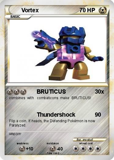 Pokémon Vortex 69 69 - BRUTICUS - My Pokemon Card