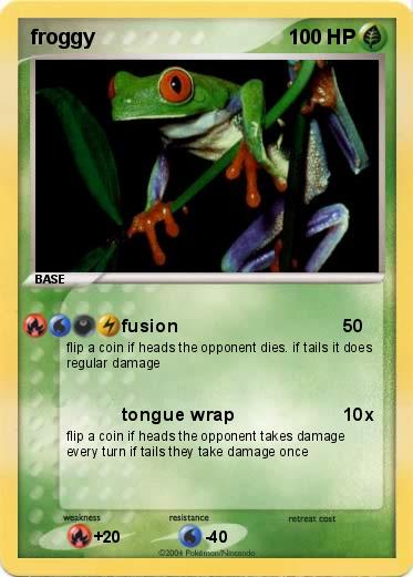 Pokémon froggy 5 5 - fusion - My Pokemon Card
