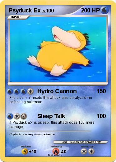Pokémon Psyduck Ex 3 3 - Hydro Cannon - My Pokemon Card