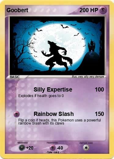 Pokémon Goobert 1 1 - Silly Expertise - My Pokemon Card