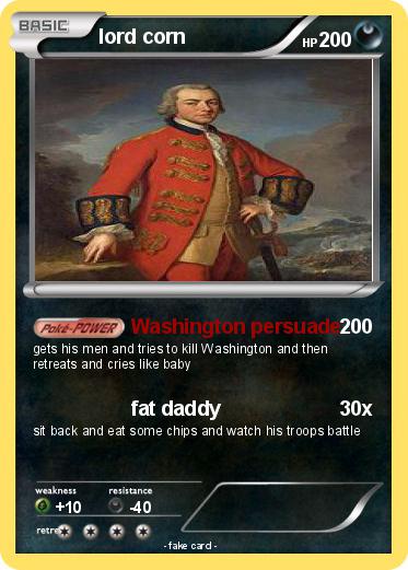 Pokémon lord corn - Washington persuade - My Pokemon Card