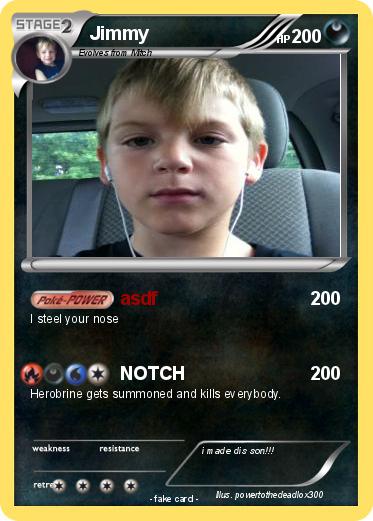 Pokémon Jimmy 427 427 - asdf - My Pokemon Card