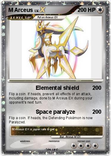 Pokémon M Arceus 154 154 - Elemental shield - My Pokemon Card