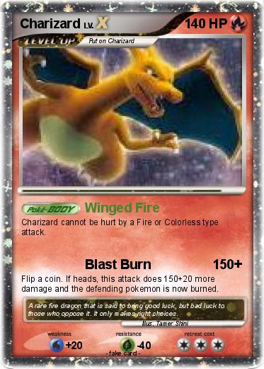 Pokémon Charizard 660 660 - Winged Fire - My Pokemon Card