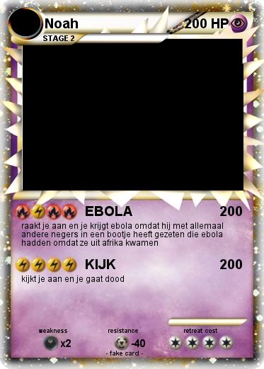 Pokémon Noah 820 820 - EBOLA - My Pokemon Card