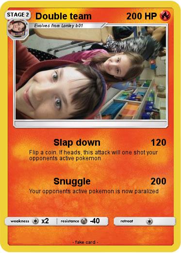 Pokémon Double team 28 28 - Slap down - My Pokemon Card