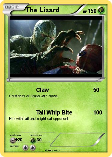 Pokémon The Lizard 19 19 - Claw - My Pokemon Card