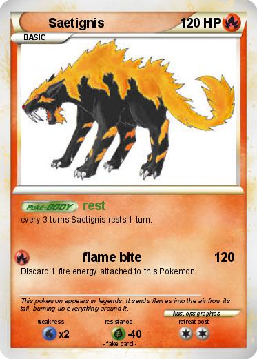 Pokémon Saetignis - rest - My Pokemon Card