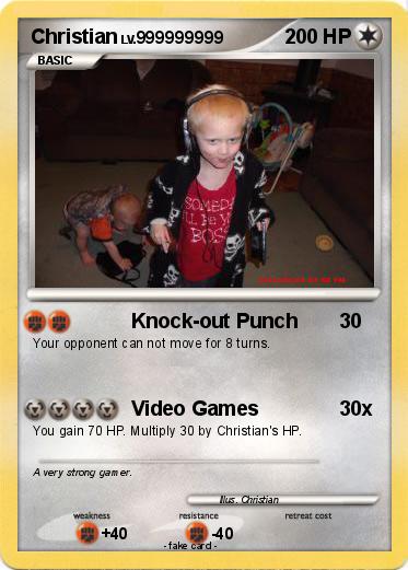 Pokémon Christian 481 481 - Knock-out Punch - My Pokemon Card