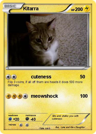 Pokémon Kitarra - cuteness - My Pokemon Card