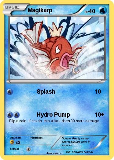 Pokémon Magikarp 1153 1153 - Splash - My Pokemon Card