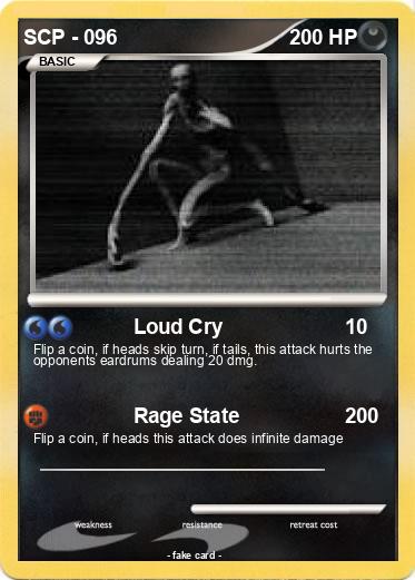 Pokémon SCP 096 137 137 - Loud Cry - My Pokemon Card