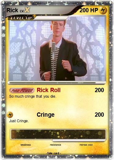 Pokémon Rick 1256 1256 - Rick Roll - My Pokemon Card